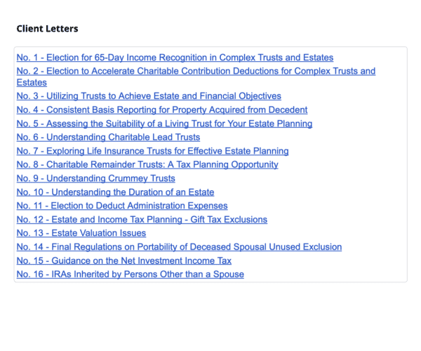 30 Ready-to-Use Tax Client Letter Templates for 2025 | Boost Your Tax ...