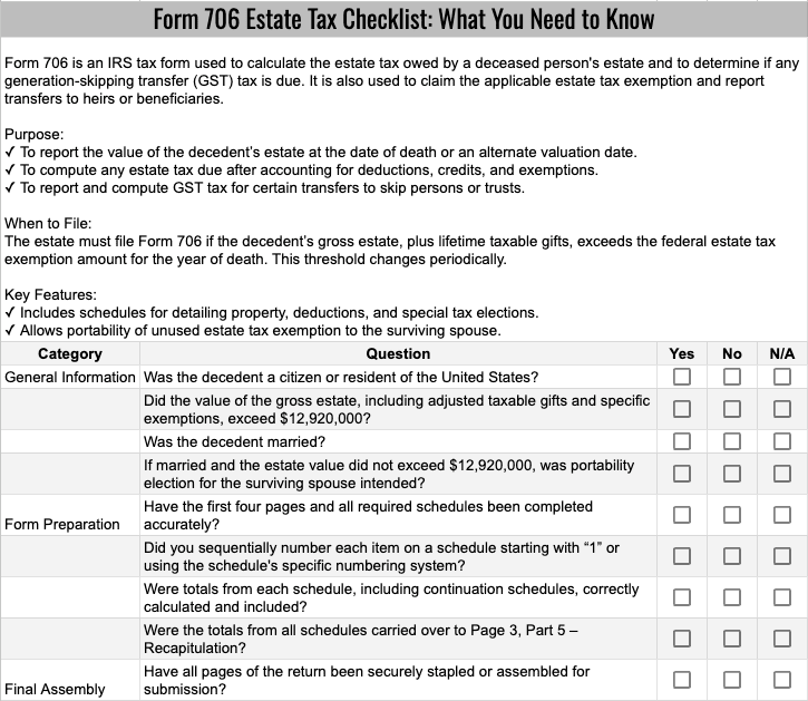 Beneficiary Asset Distribution Tracker Simple Excel Spreadsheet - Small ...